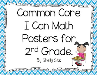 I Can Statements for 2nd Grade Common Core Math Standards - Second ...