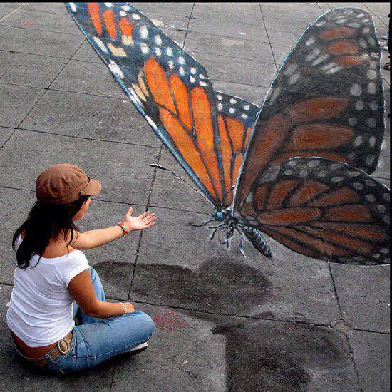 Artistic Land Awesome 3D Chalk Art artistic-land-awesome-3d-chalk-art