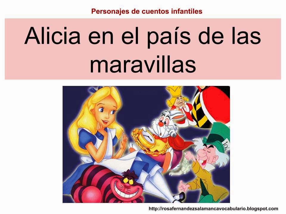 Vocabulario en imágenes. Maestra de Infantil y Primaria.: Personajes de ...
