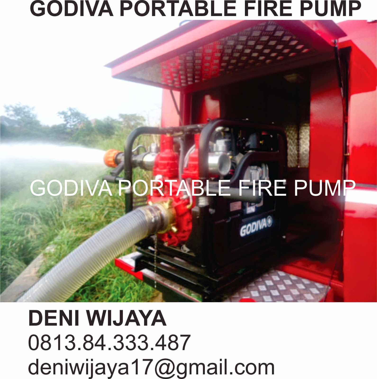 ansul: GODIVA PORTABLE FIRE PUMP