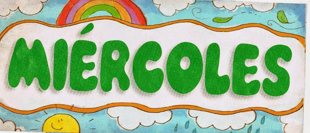 Maestra de Infantil: Los días de la semana.Carteles y poesías.