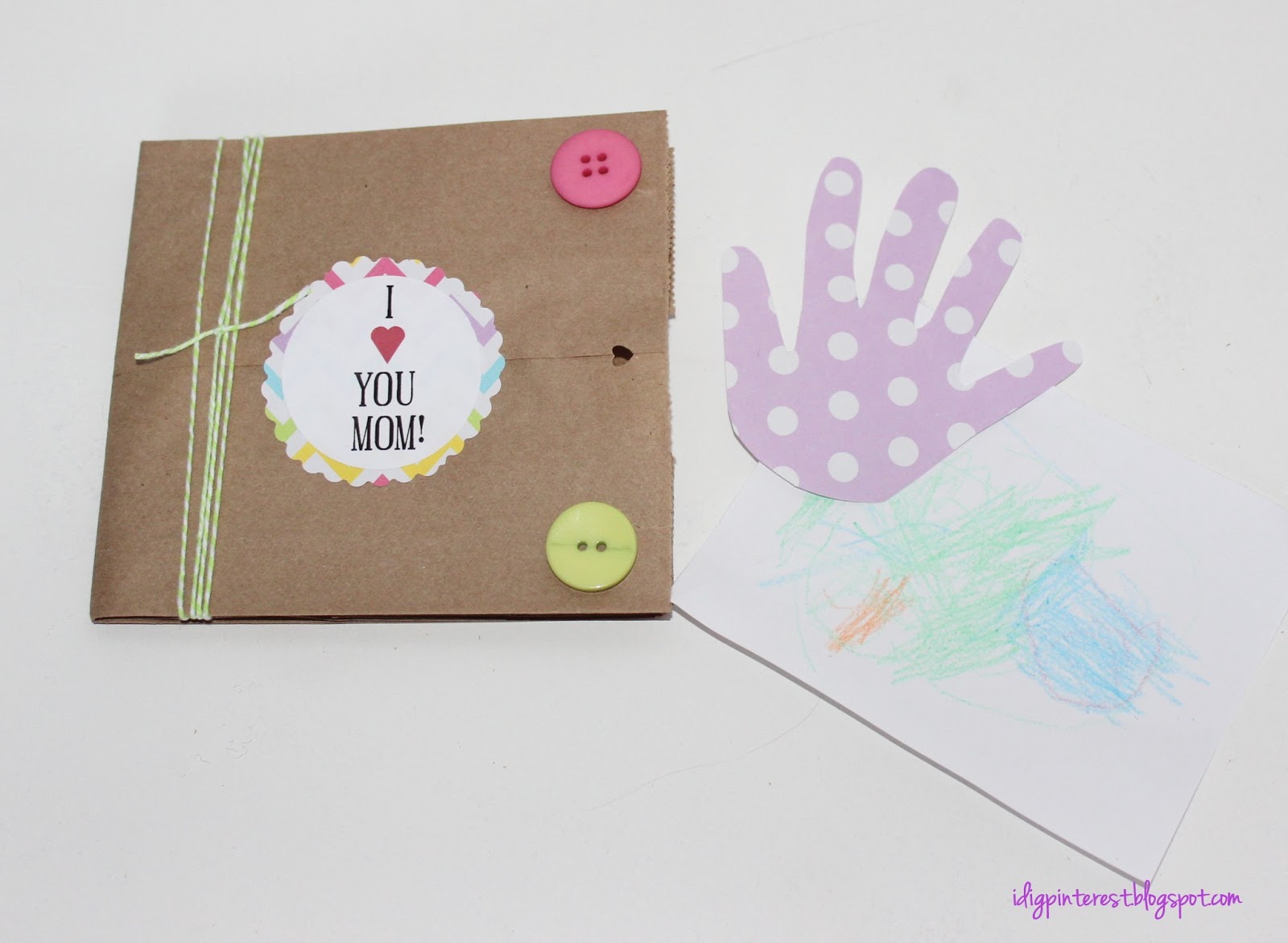 Mother’s Day Paper Bag Pocket Book - I Dig Pinterest