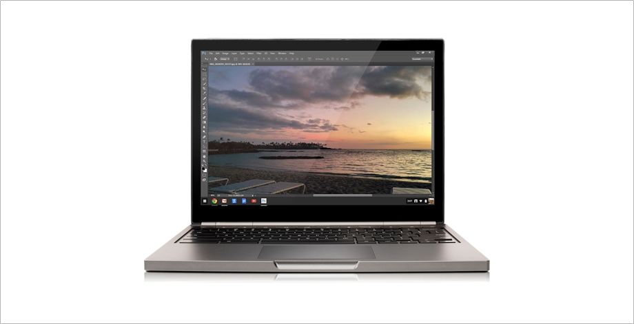 Adobe Photoshop disponibile per Google Chromebook