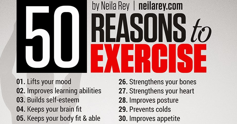 50 Good reasons to exercise « True Fitness Tips