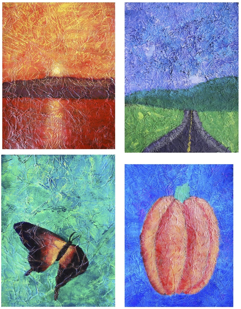 The Rolling Artroom Acrylic Paintings On Tissue Paper 7th 12th the-rolling-artroom-acrylic-paintings-on-tissue-paper-7th-12th