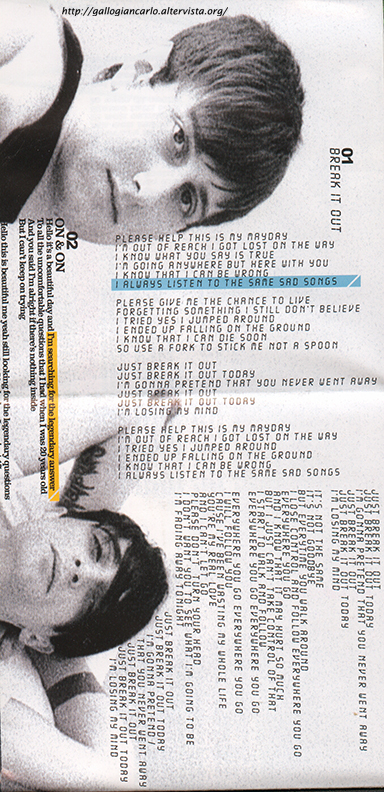 Vanilla Sky "Changes" Cd EAN 0602517376908 – – Fotografie ed altro