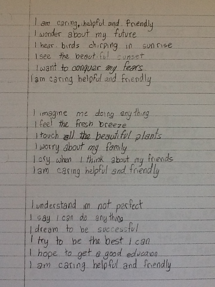 Blogging Along: I Am Poems