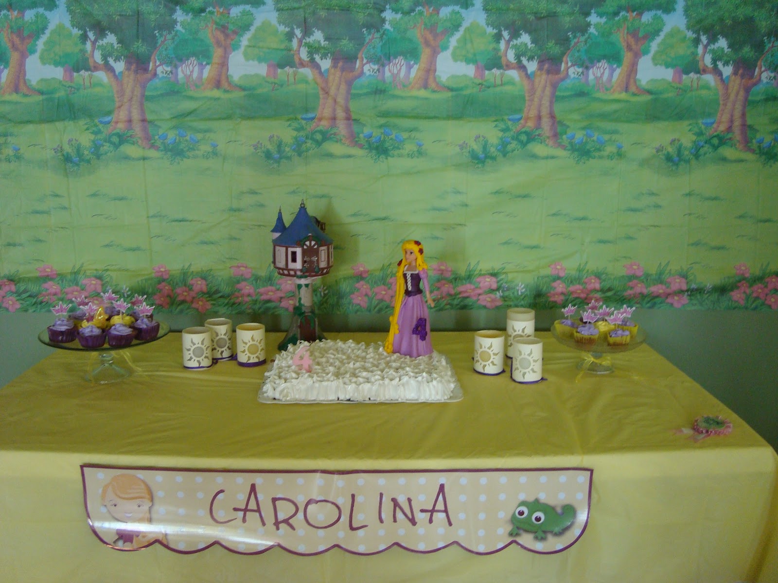 Mesas tematicas rapunzel - Imagui