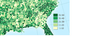 Melissa Weber Map Catalog: Classed Choropleth Map
