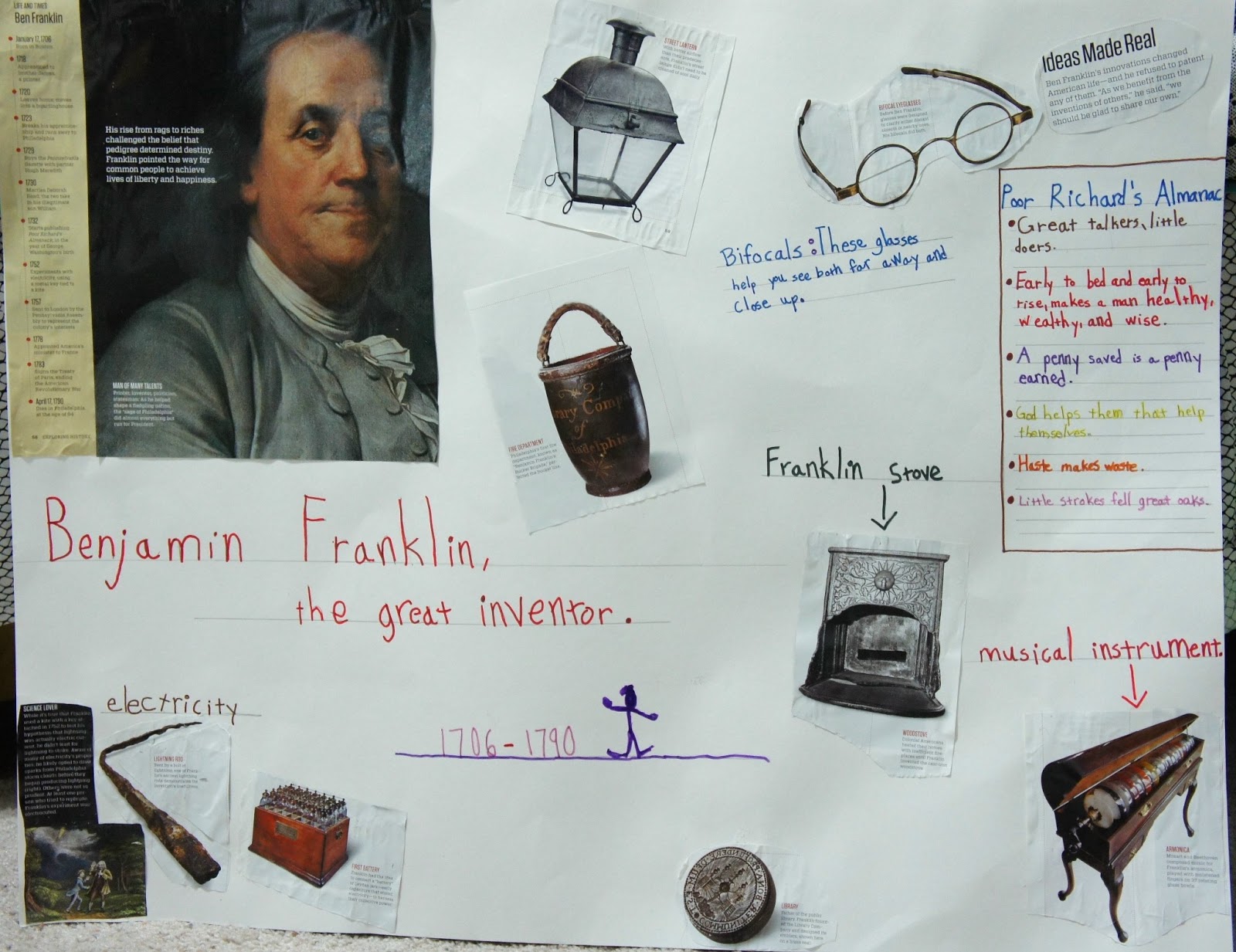 Colonial jobs and Benjamin Franklin