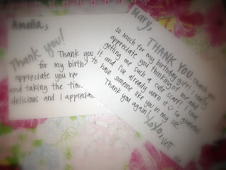 Real College Student of Atlanta: Thank you notes