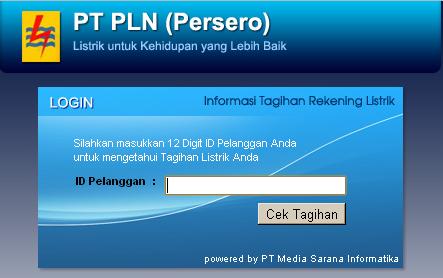 Cek tagihan listrik PLN online – CandraLab
