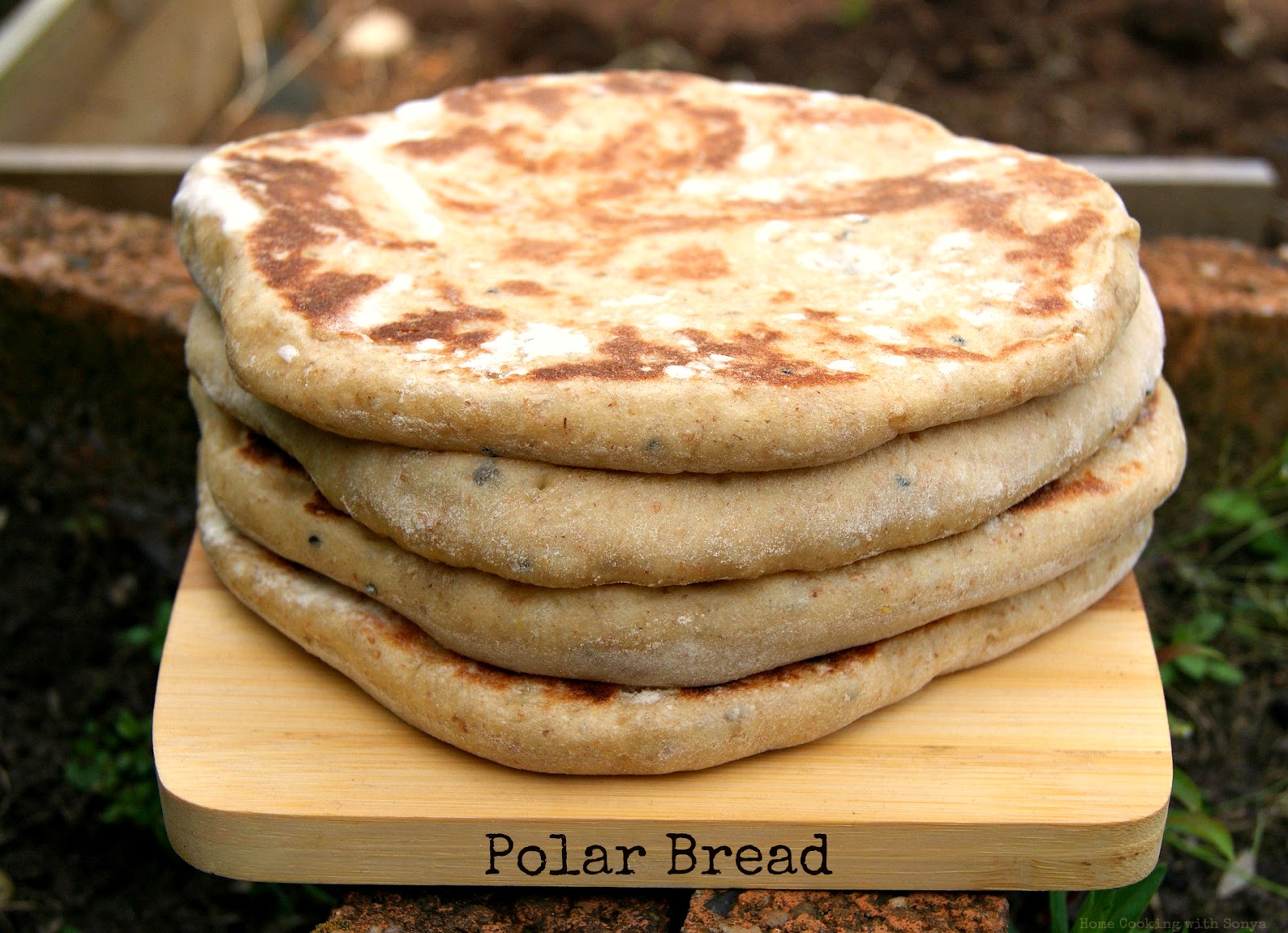 polar bread sandwich