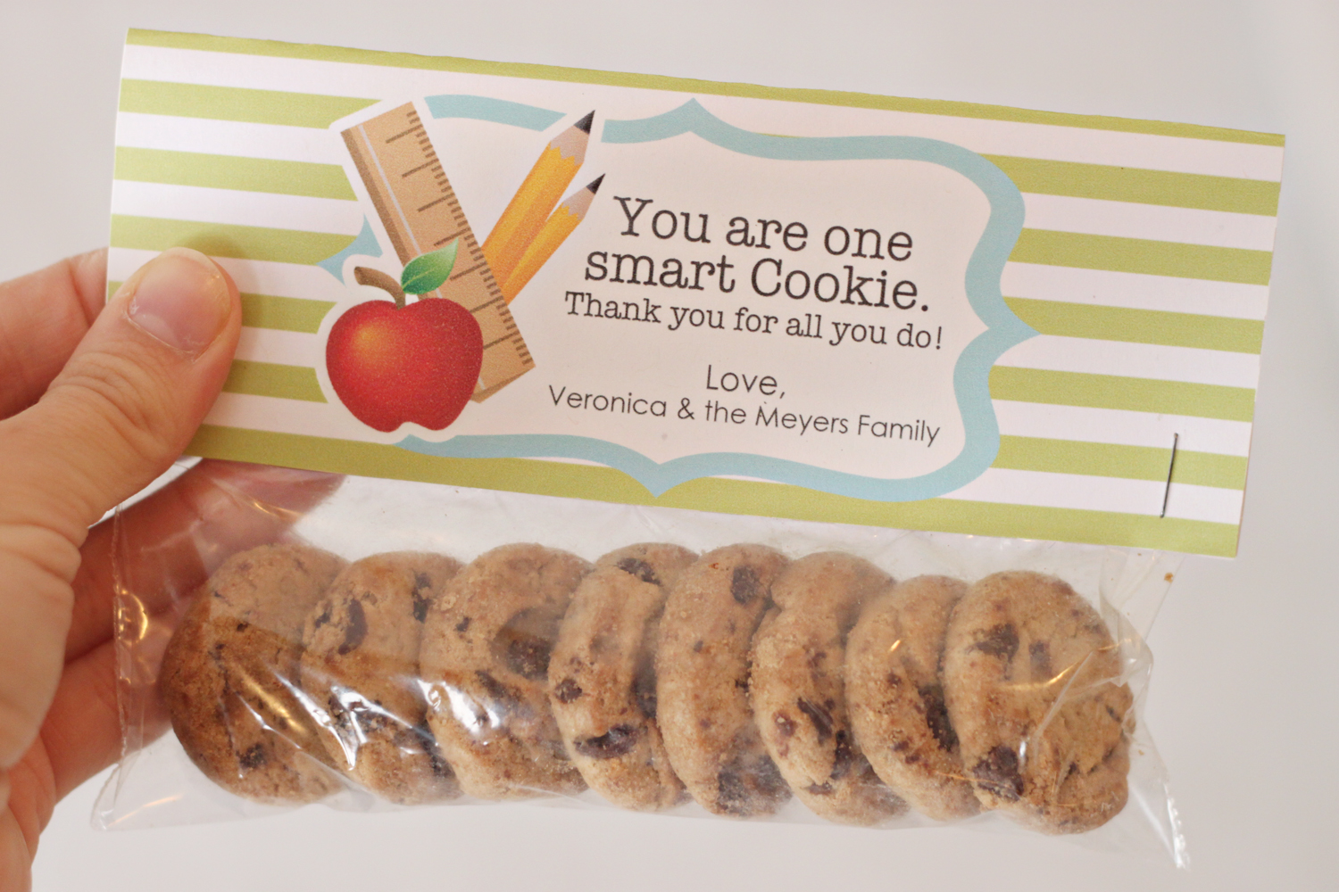 DIY Teacher Gifts-Treat Bag Tag Printables – At Home With Natalie