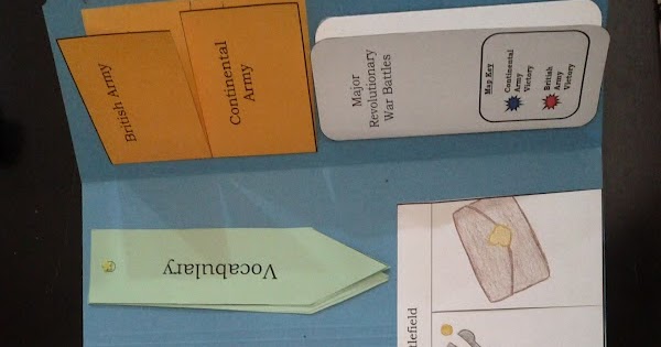 Upper Grades Are Awesome: Lapbooking, and the American Revolution Lapbook