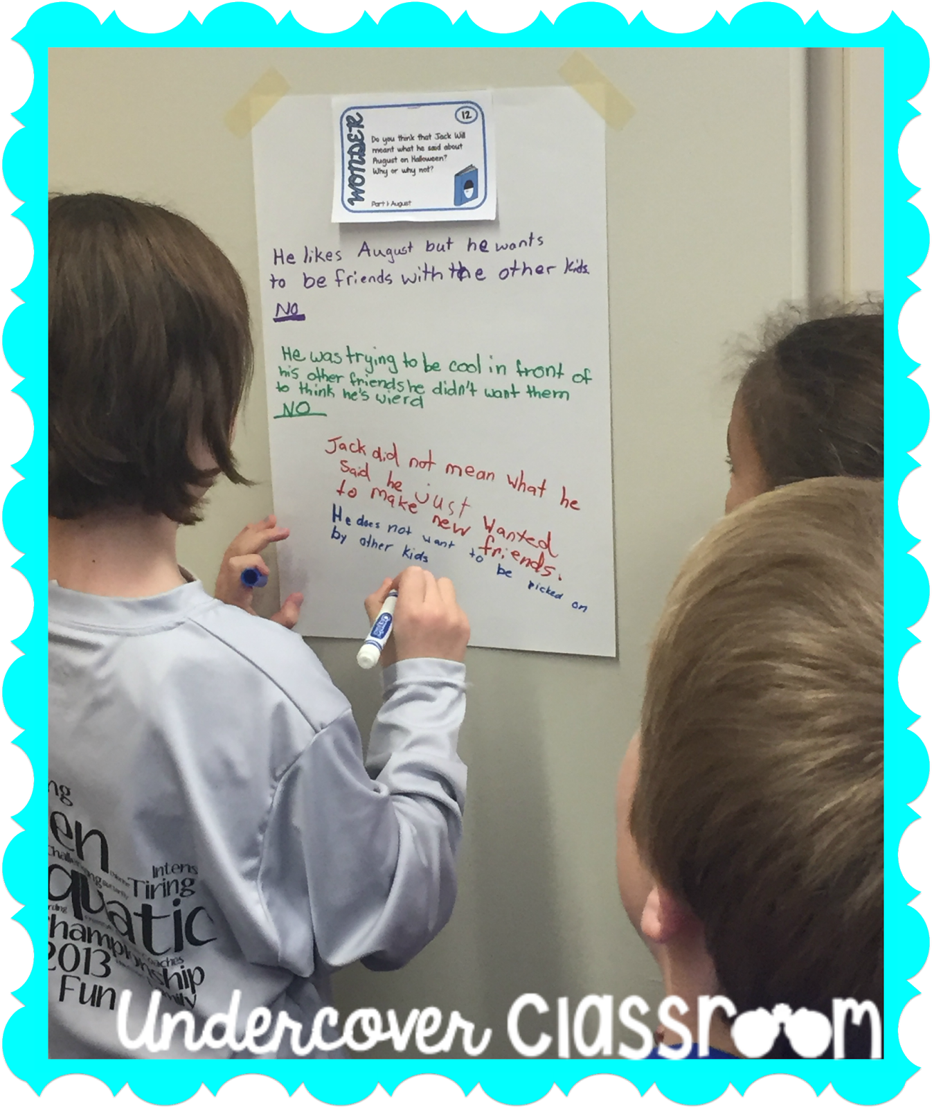 Thinking Deeply About WONDER - Undercover Classroom