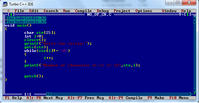 C Language To Find Number Of Characters In A String c-language-to-find-number-of-characters-in-a-string