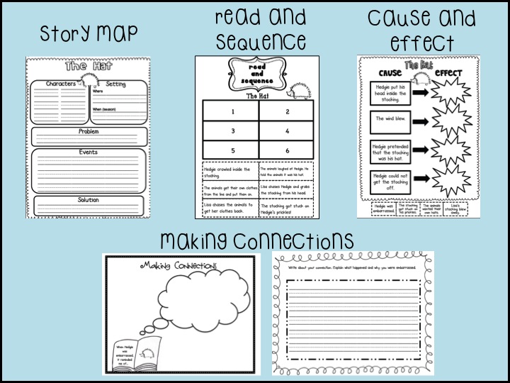 Jan Brett Literacy Activities (update and a FREEBIE!) - Sarah's ...