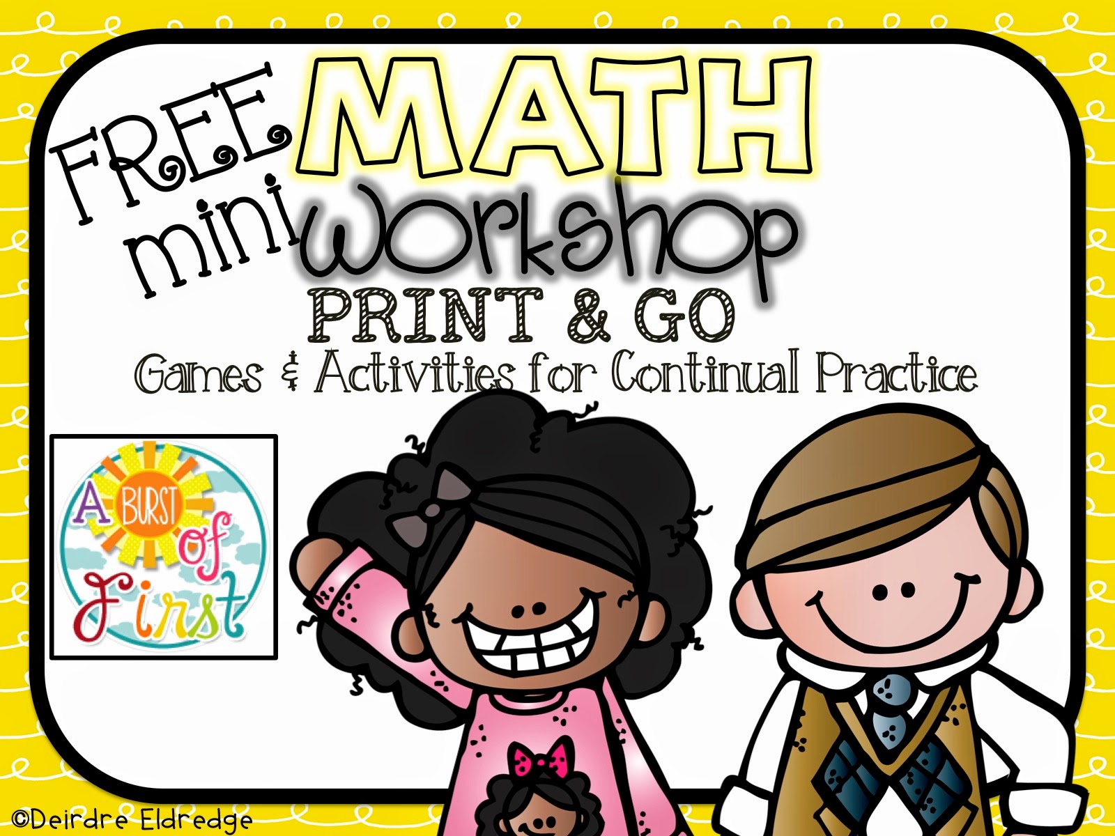 Teaching Blog Round Up: Introducing MATH WORKSHOP...and a FREEBIE!