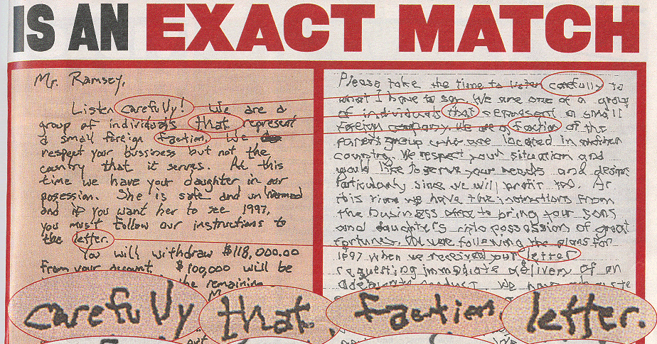 Solving the JonBenet Ramsey Case: Who Wrote the "Ransom Note"