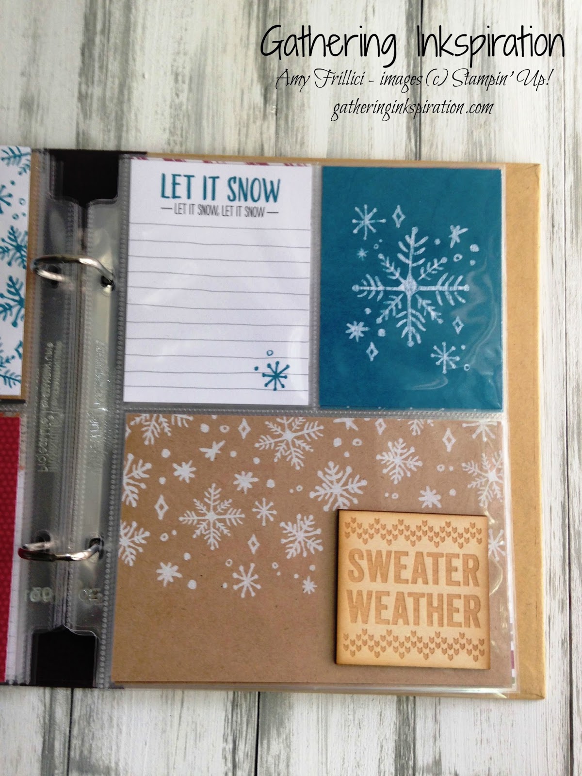 Gathering Inkspiration: Holiday Memory Keeping Album