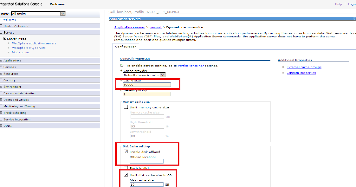 IBM WCS - IBM WebSphere Commerce Blog: Tuning cache size and disk offload and disk cache size ...