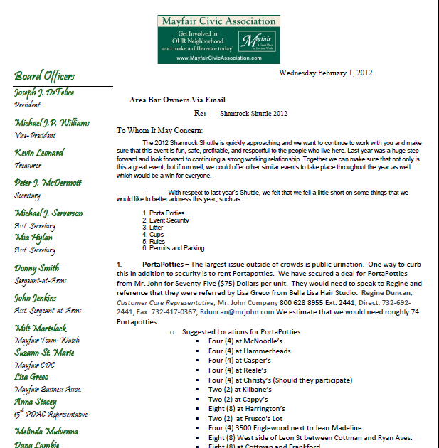 Mayfair Civic Association Shamrock Shuttle Letter To Bar Owners mayfair-civic-association-shamrock-shuttle-letter-to-bar-owners