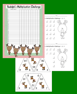 I heart Science kids: Rudolph's Multiplication Challenge