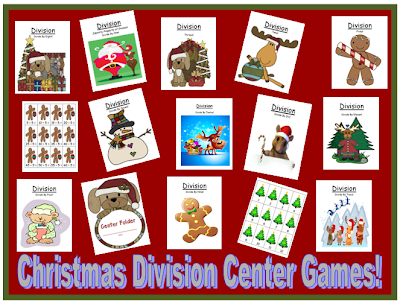 Christmas Division Center Games! - Fern Smith's Classroom Ideas!