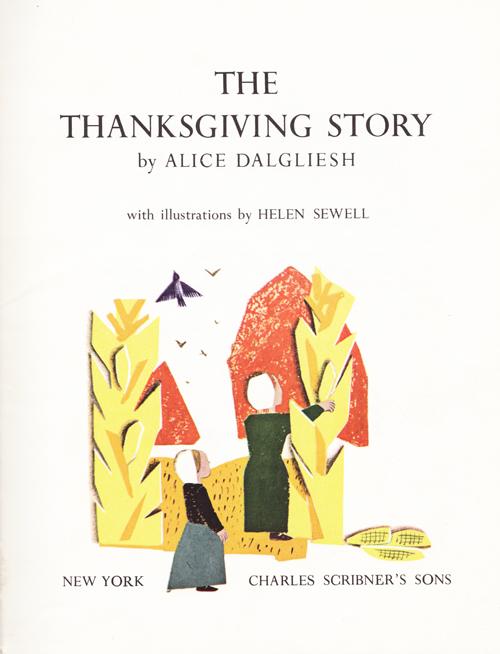 My Vintage Avenue: The Thanksgiving Story illustrated by Helen Sewell ...