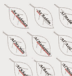 Karima's Crafts: 99 Names of Allah Tree - 30 Days of Ramadan Crafts