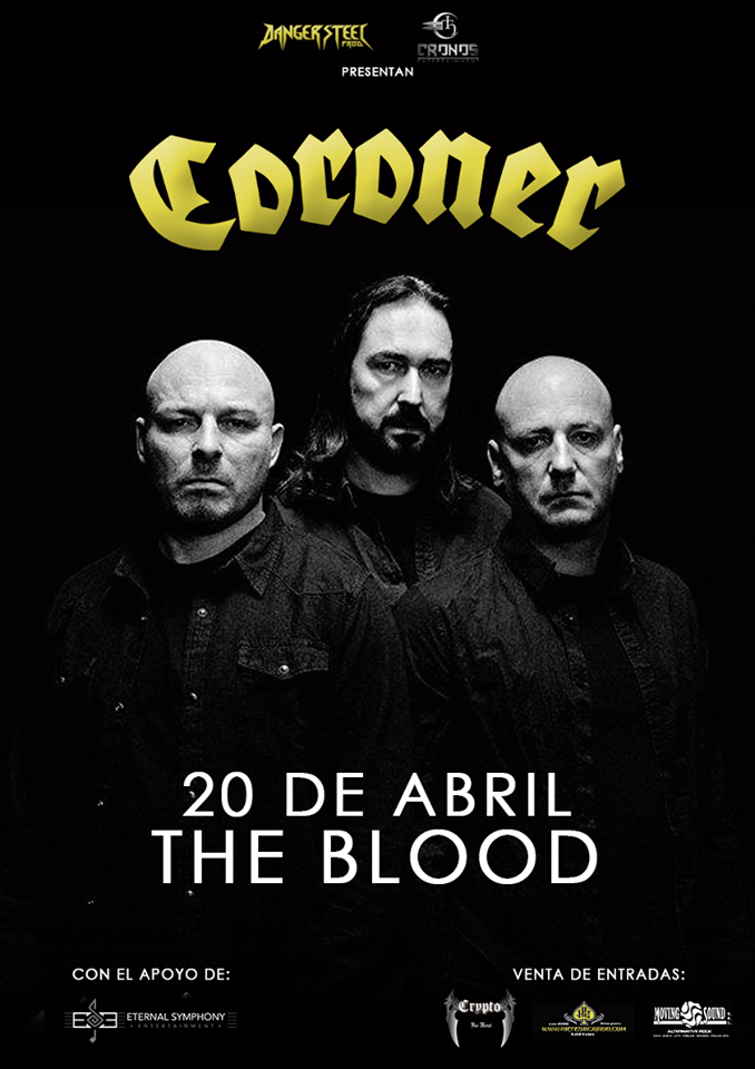 Sonido Extremo Peru: CORONER en Lima - Concierto Sonido Extremo Peru: CORONER en Lima - Concierto