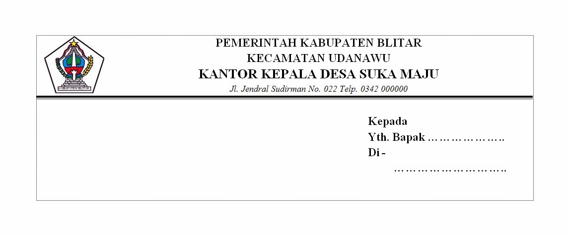 Contoh Format Amplop Surat Resmi - Delinewstv Contoh Format Amplop Surat Resmi - Delinewstv