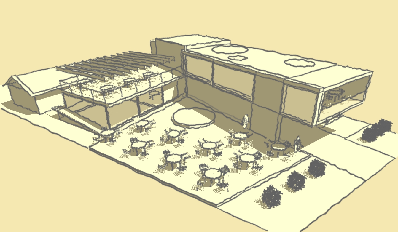 casacien arquitectura: Proyecto Restaurante.