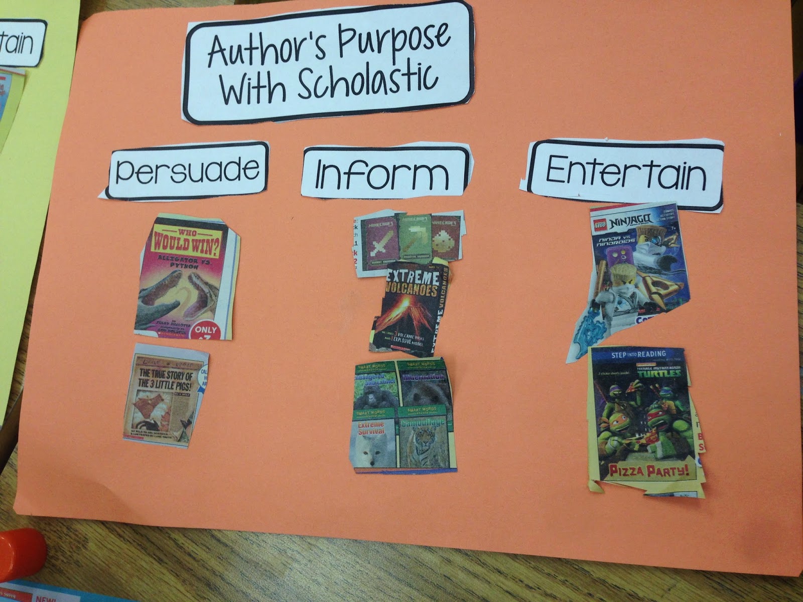 Author's Purpose with Scholastic - Teach Two Reach 2nd Grade Happenings