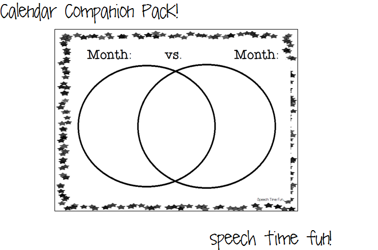Calendar Companion Pack! ((AND GIVEAWAY!!)) - Speech Time Fun: Speech ...