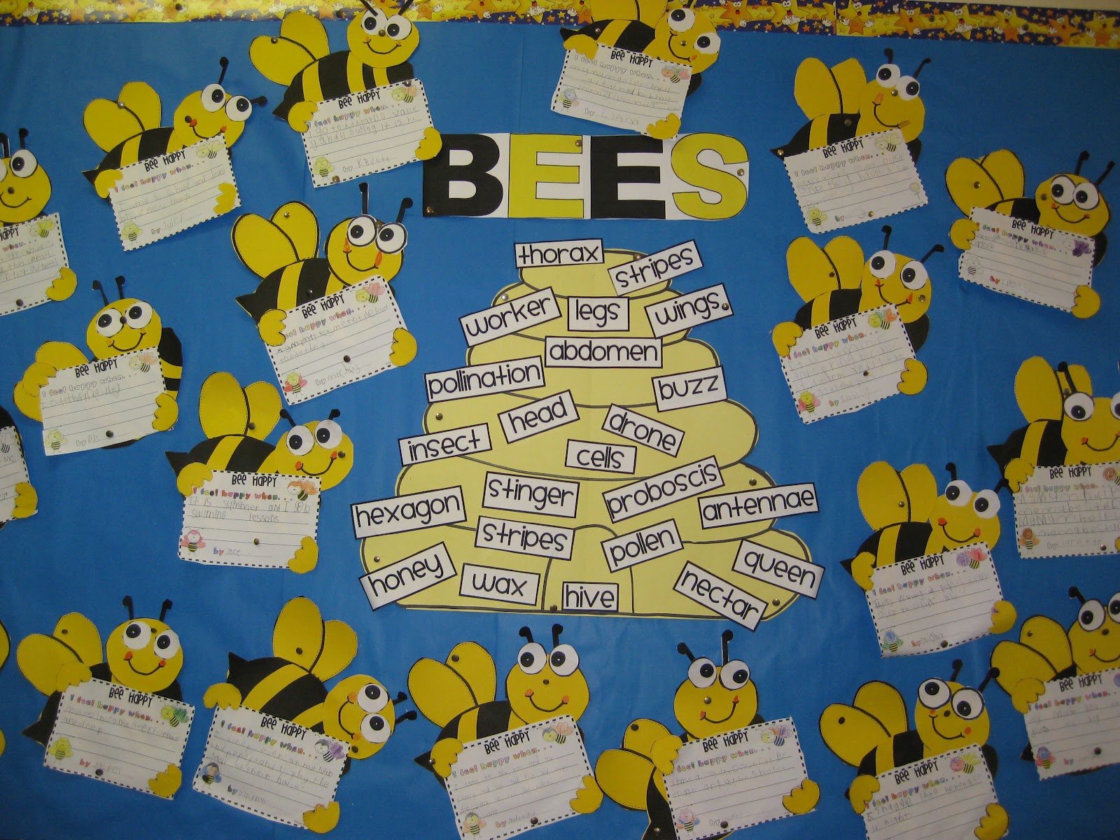 Classroom Fun: Bee Happy Writing Craftivity