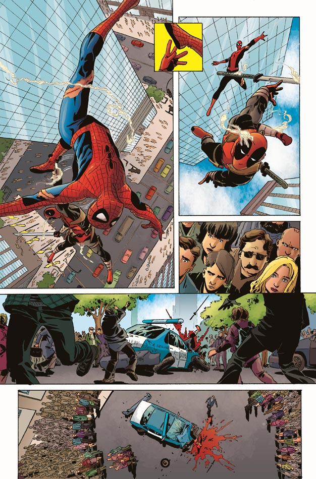 Deadpool Kills Spiderman Comic