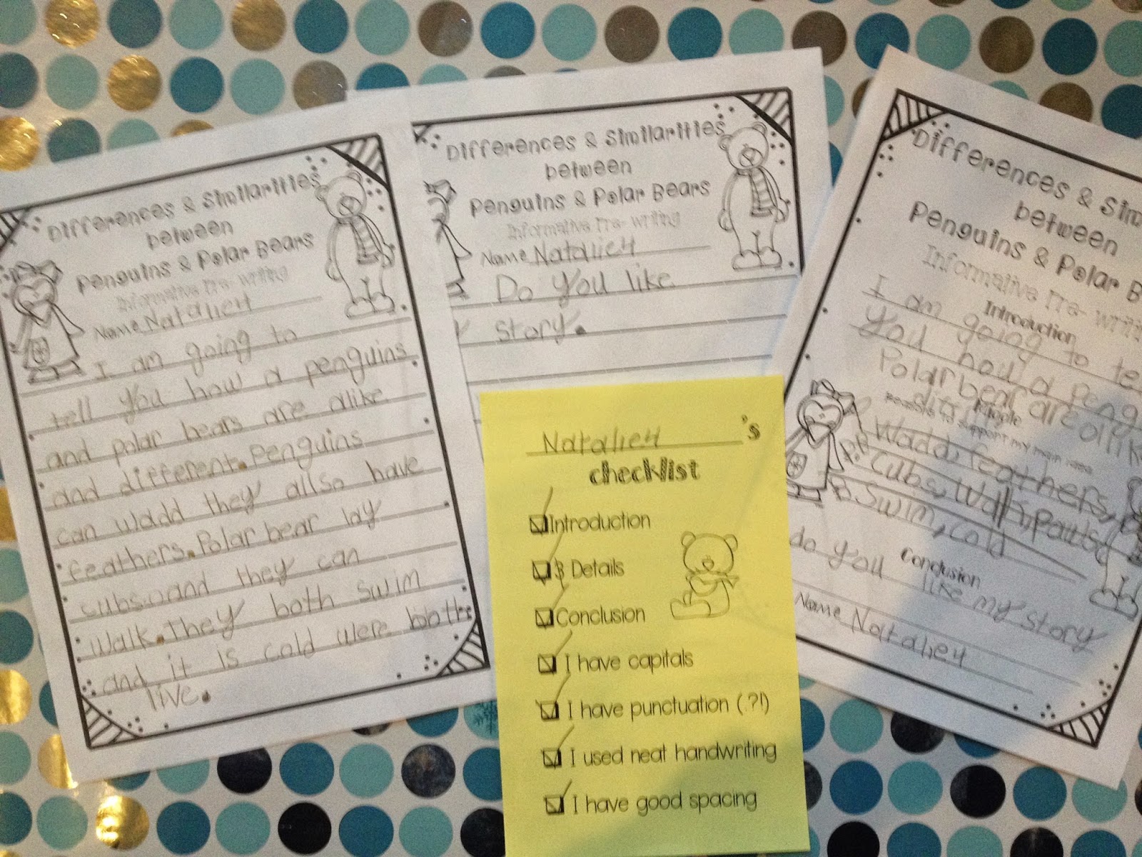 Compare and Contrast Polar Bears and Penguins - Megan Mitchell