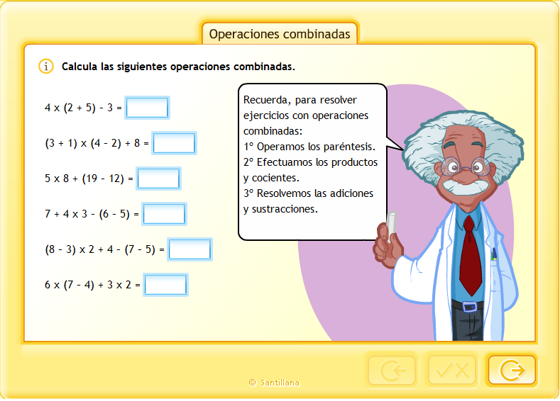 MilagroTIC: MATEMÁTICAS 6º - OPERACIONES COMBINADAS - TEMA 1 (Parte II)