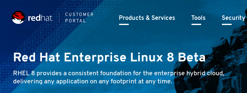 Toca do Tux: Red Hat Enterprise Linux 8 Beta