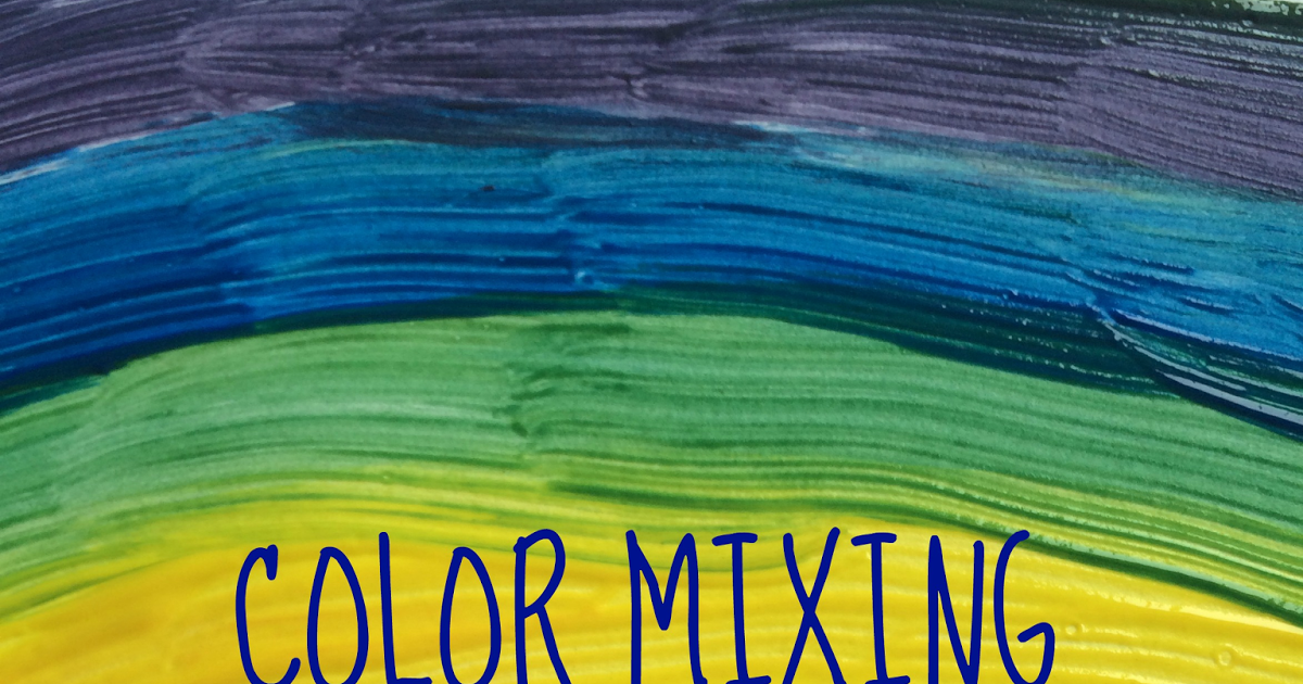 Mini Monets and Mommies: Rainbow Color-Mixing Art Activity for Kids