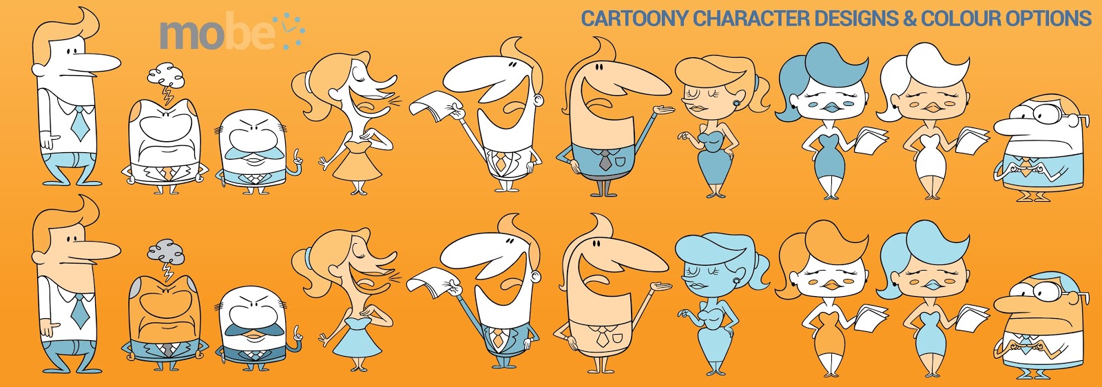 Animated Explainer Video Character Designs Animated Explainer Video Character Designs