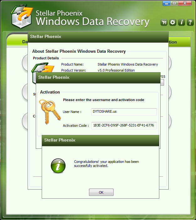 stellar phoenix windows data recovery professional keygen download