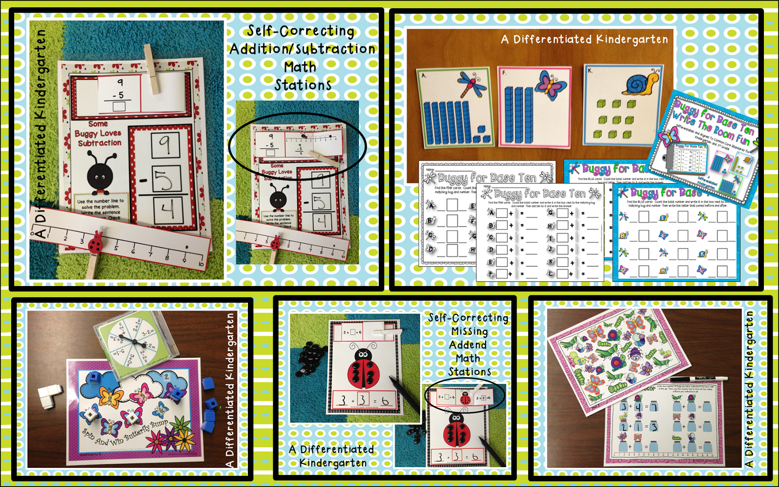 Going Buggy With Math Stations! - Differentiated Kindergarten