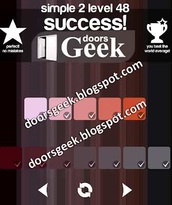 Blendoku [Simple 2] Level 48 ~ Doors Geek