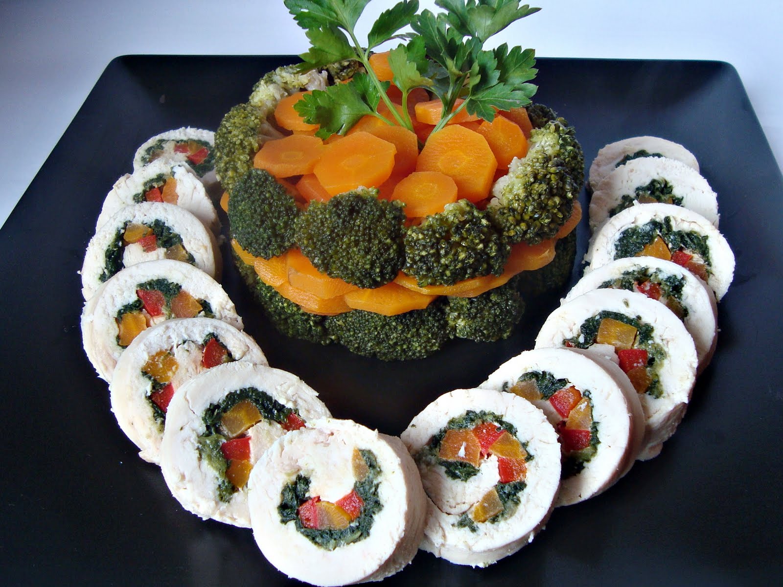 Rulada de pui cu legume - CAIETUL CU RETETE