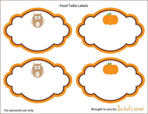 My Owl Barn: Freebie: Thanksgiving Printables