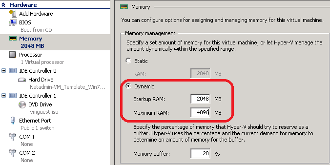 A Networker's Log File: New Dynamic Memory in Hyper-V A Networker's Log File: New Dynamic Memory in Hyper-V