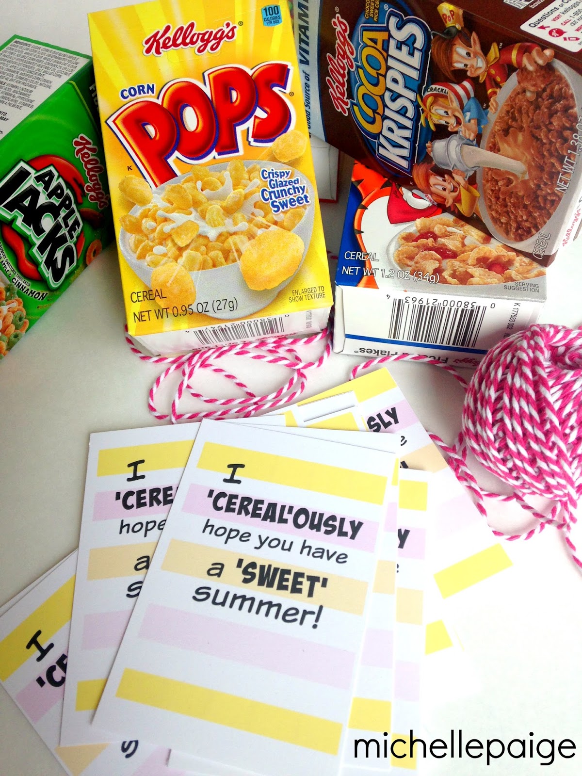 michelle paige blogs: 'Cereal'ously Hope You Have a Sweet Summer